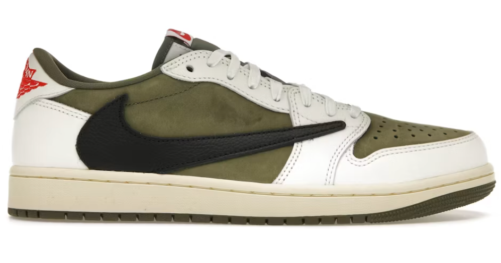 Jordan 1 Retro Low OG SP Travis Scott Medium Olive – Sneaker Legends ...
